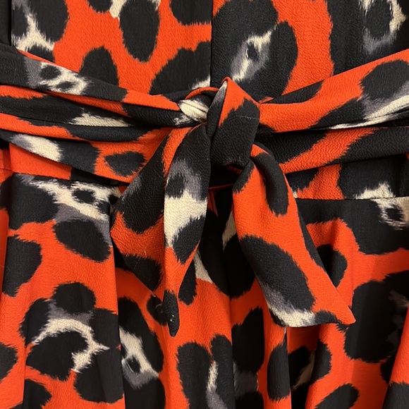 zack | Dresses | Leopard Dress Red And Black Leopard Print | Poshmark